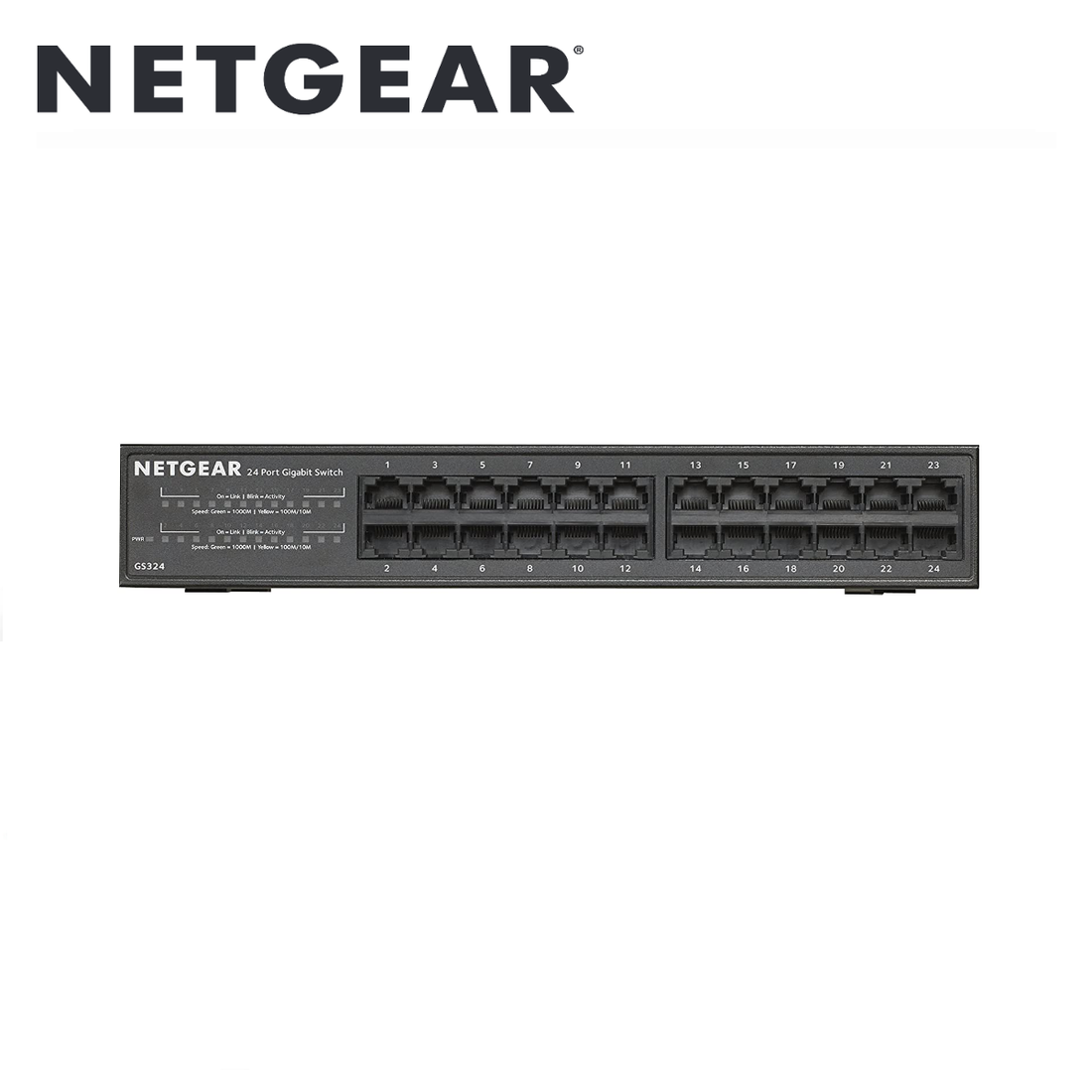 24-Port Gigabit Ethernet Unmanaged Switch(GS324-100EUS) – NetgearStorePH