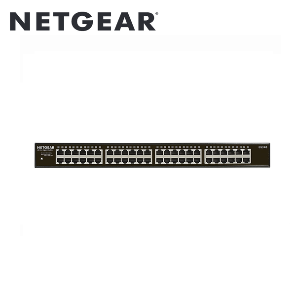 48-Port Gigabit Ethernet Unmanaged Switch(GS348-100EUS) – NetgearStorePH